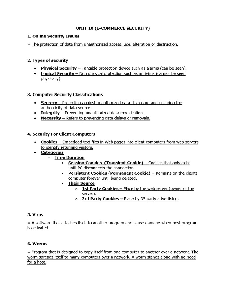 E-Commerce Security Essentials | PDF | Encryption | Transmission Control Protocol