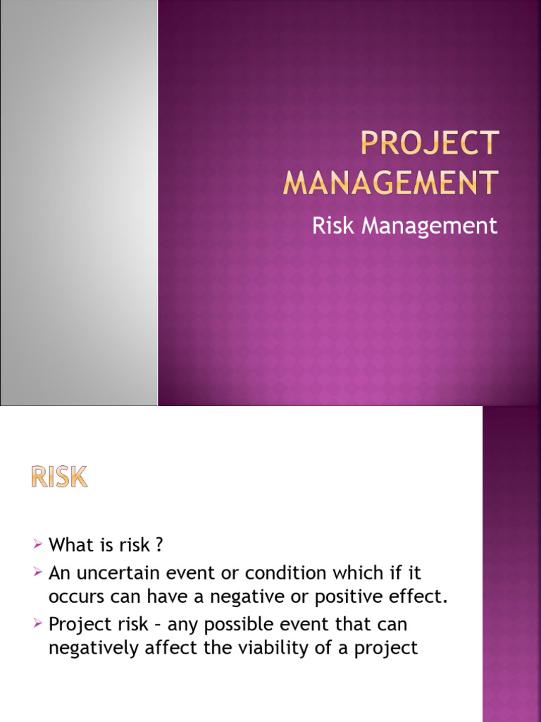 PM Risk Management 2023 | PDF | Risk | Risk Management