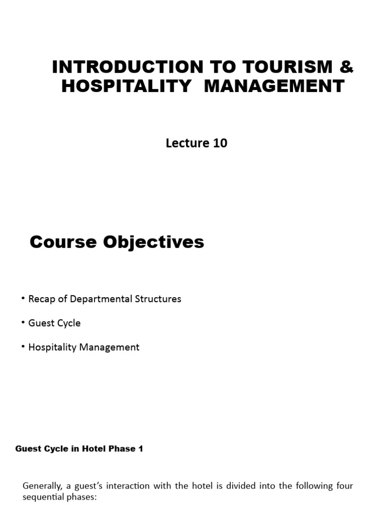 Lecture 10 | PDF | Hotel | Business