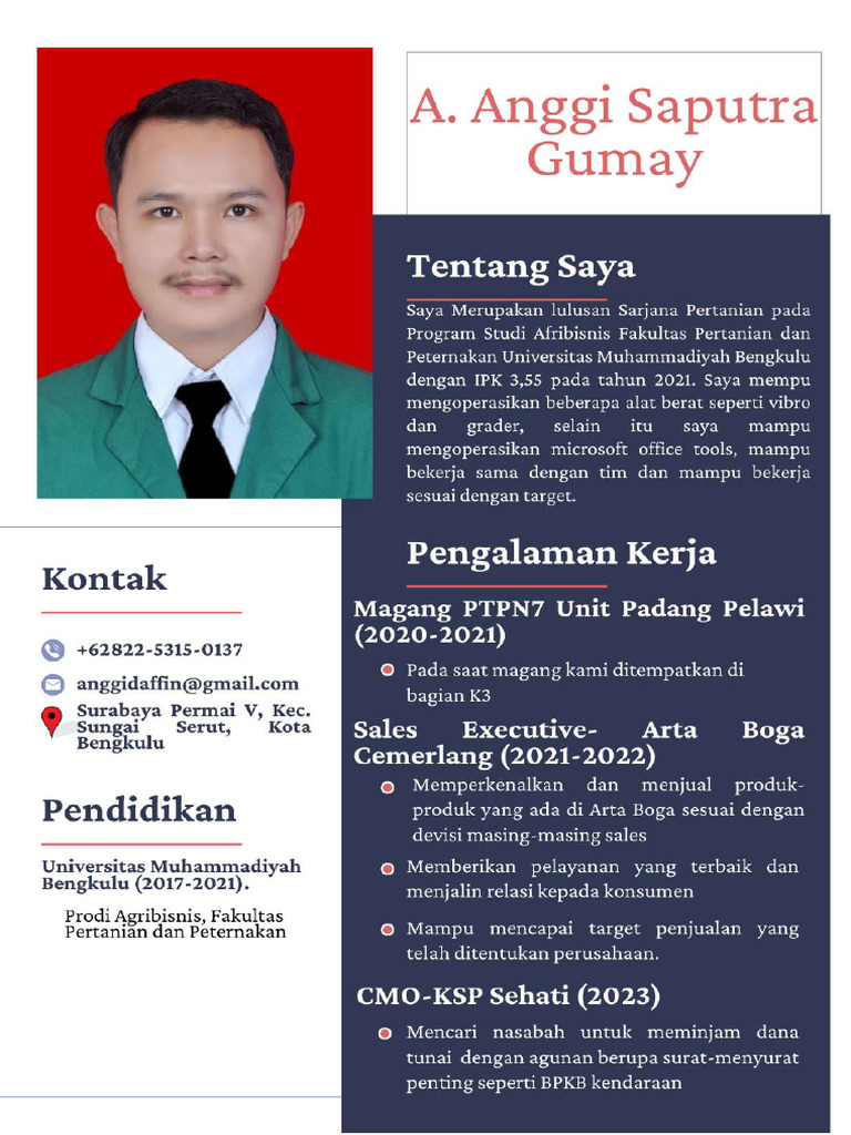 Cv. A.anggi Saputra Gumay | PDF