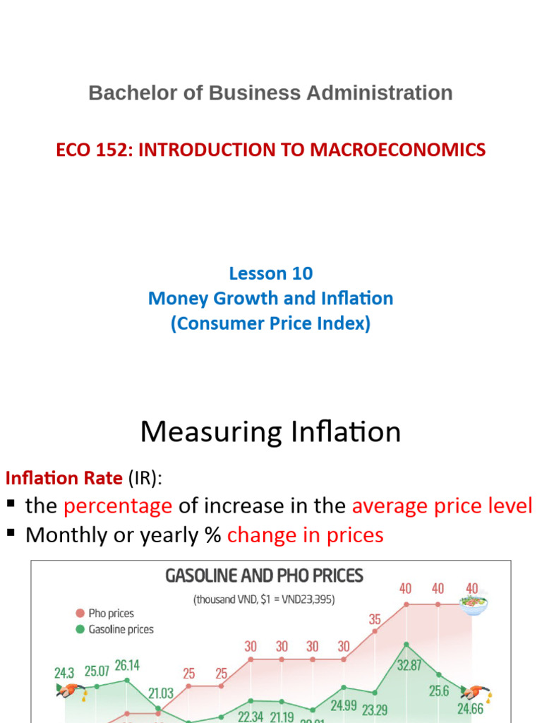 ECO 152 - Macroeconomics 10 Money Growth and Inflation 3 | PDF ...