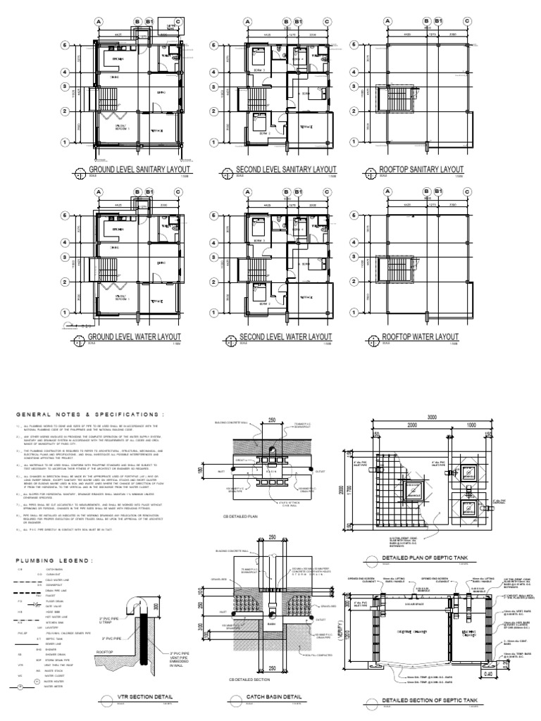 Plumbing Sample | PDF | Storm Drain | Plumbing