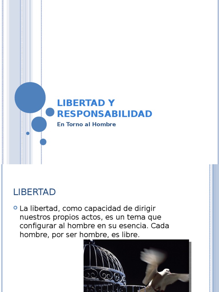 Libertad y Responsabilidad Completo | PDF | Libertad | Moralidad