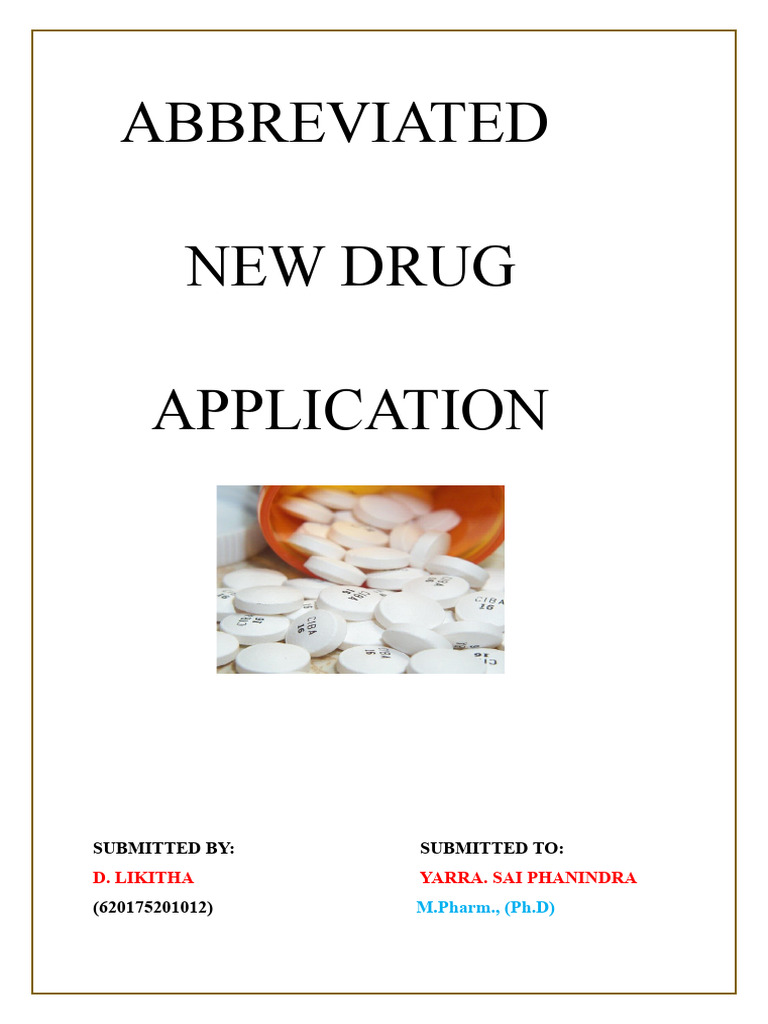 ANDA Regulatory Approval Process Overview | PDF | Generic Drug ...