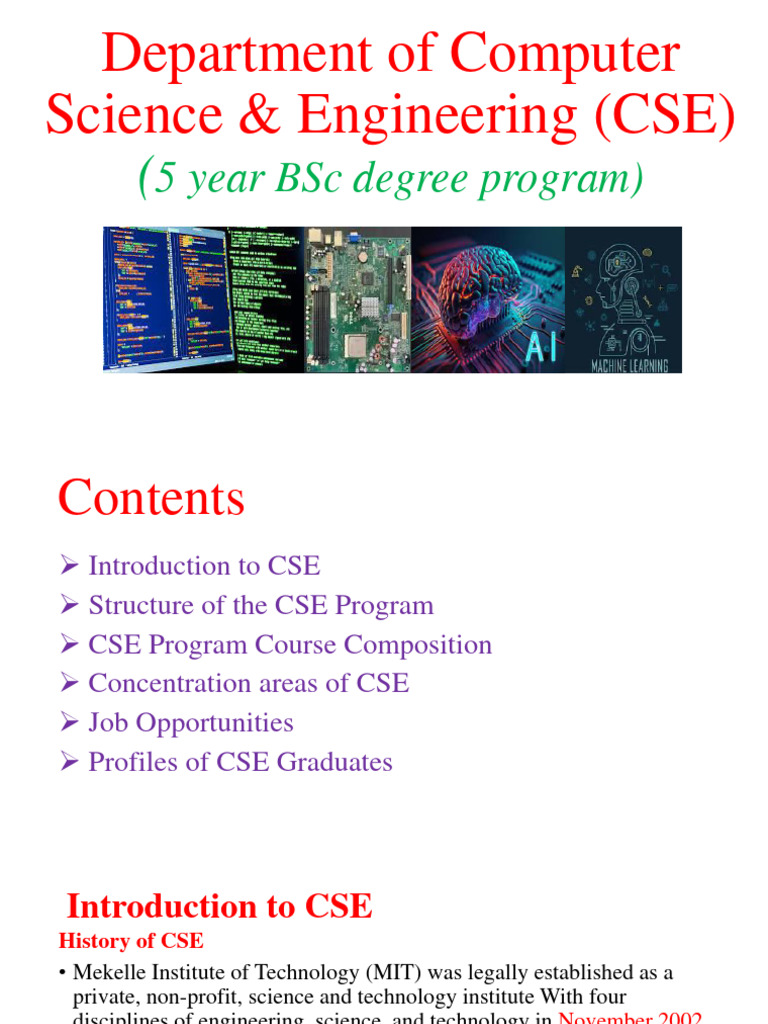 Presentation-CSE Dept | PDF | Machine Learning | Artificial Intelligence