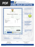 Matric Statement of Results | PDF