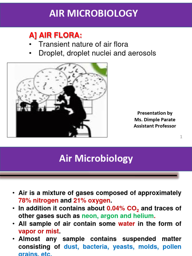 Air Flora | PDF | Aerosol | Pneumonia