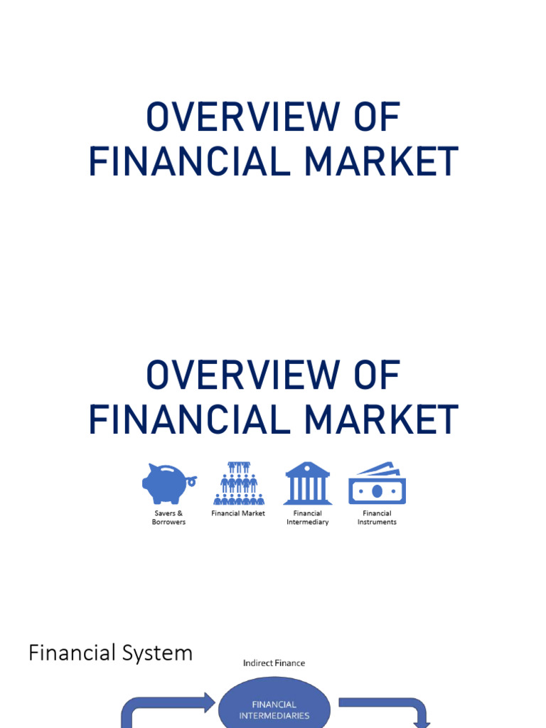 OVERVIEW OF FINANCIAL MARKET Chapter 7 | PDF | Financial Markets ...