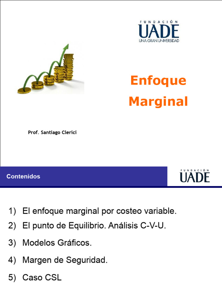 Enfoque Marginal | PDF | Ciencias económicas | Economias