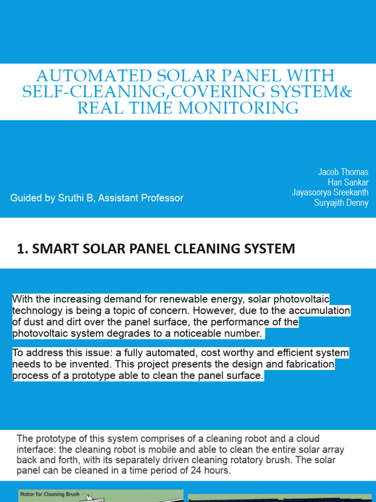 Automated Solar Panel Final | PDF | Solar Panel | Automation