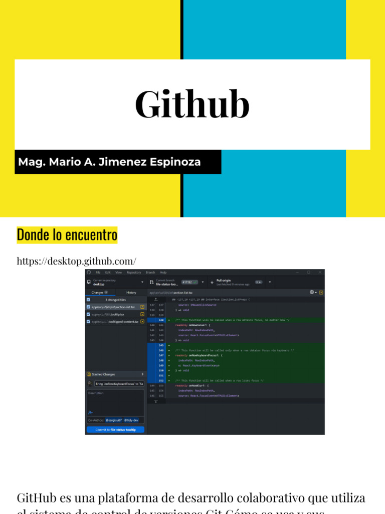 Leccion 1.2 Github | PDF | Control de versiones | Informática
