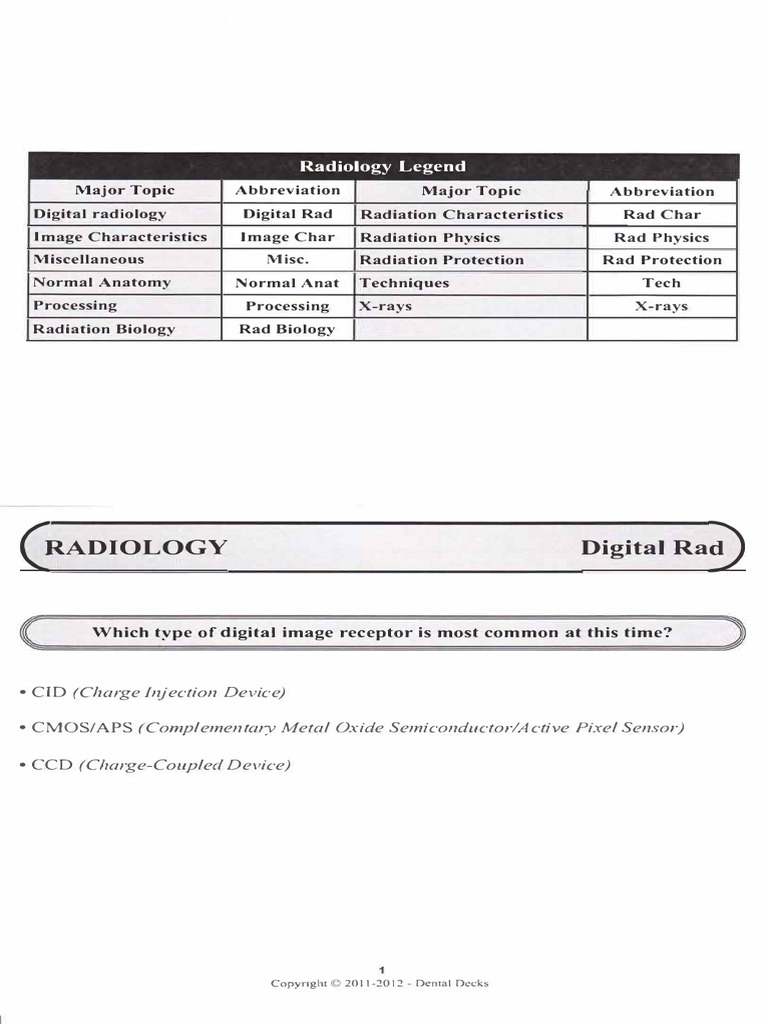 Radiology | PDF | Charge Coupled Device | Pixel