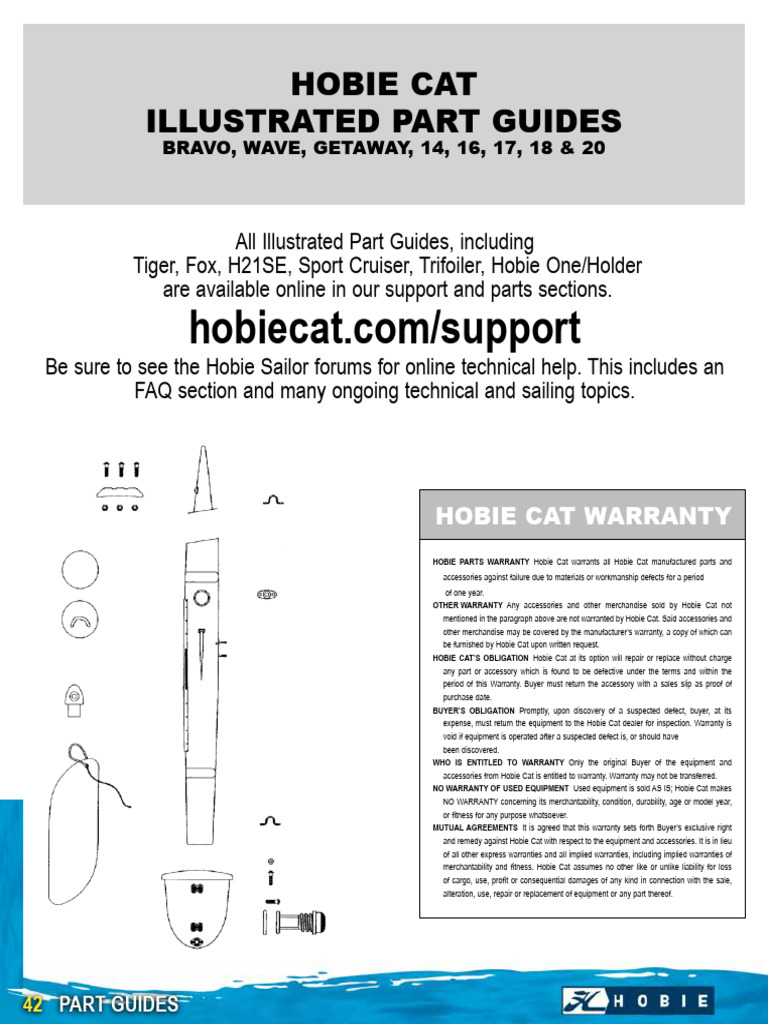 Hobie Parts Guide | PDF
