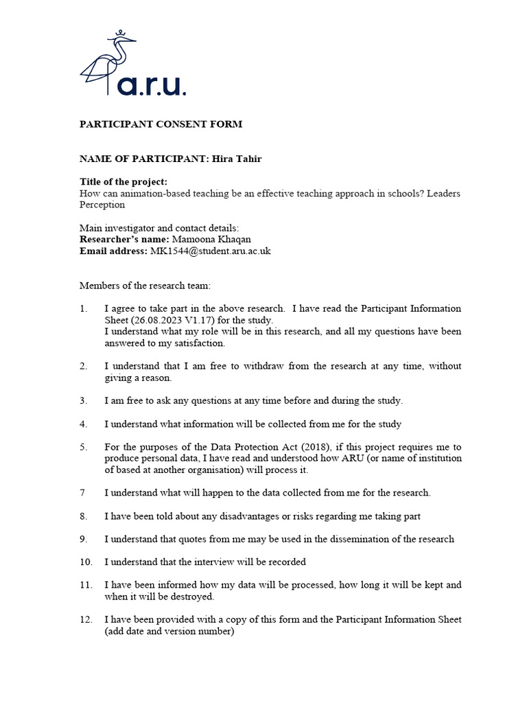 Participant-Consent-Form-2 | PDF