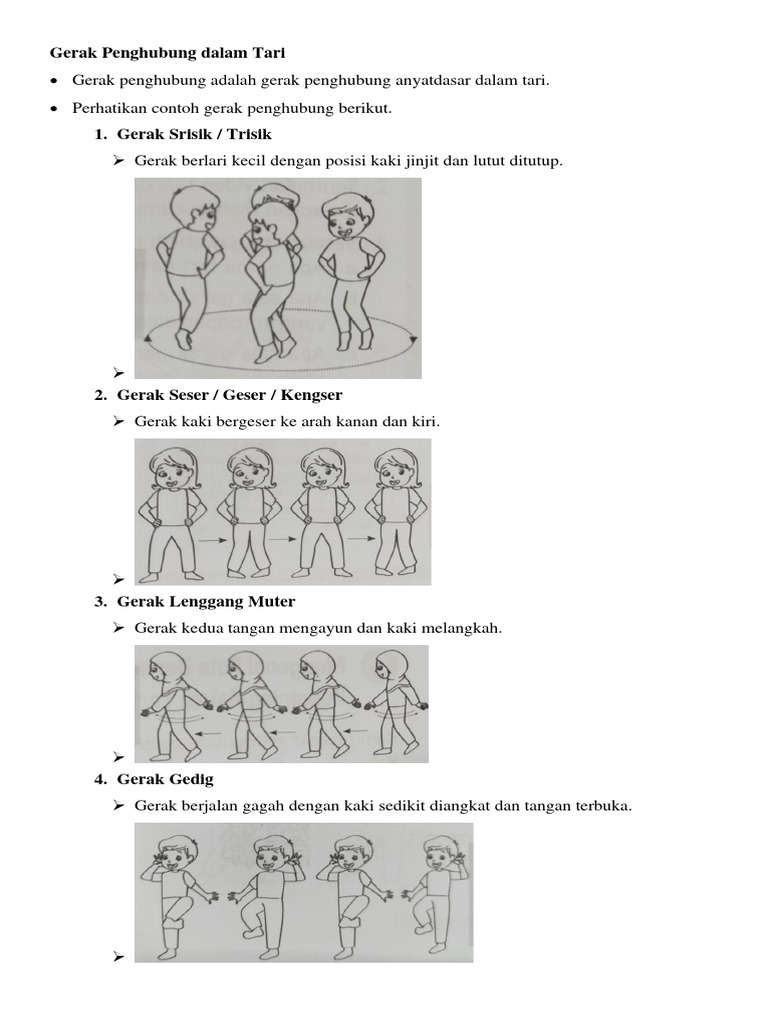 Contoh Gerak Penghubung dalam Tari | PDF