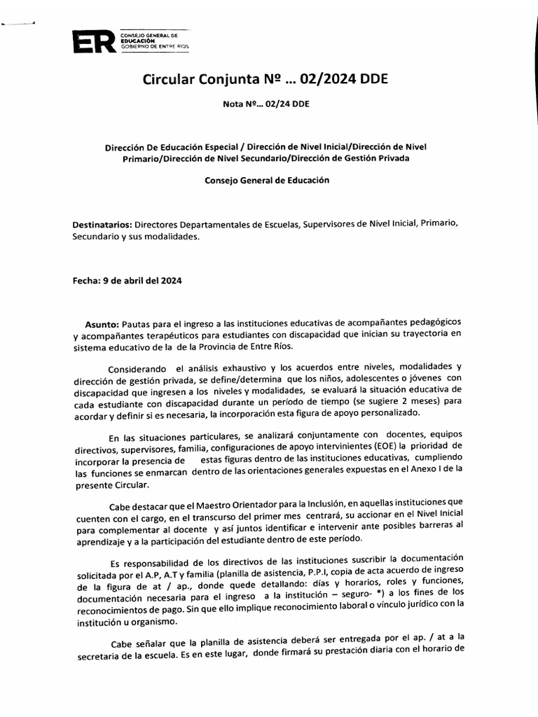 Circular Conjunta 2 | PDF