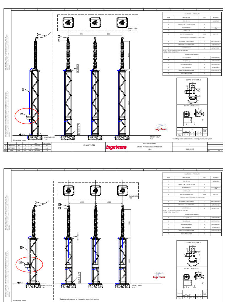 SB62-IG137-ASSEMBLY DIAGRAM. SURGE ARRESTER V1 | PDF | Screw ...
