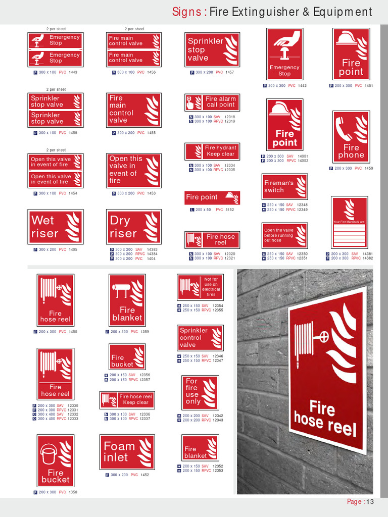 SCAN-Safety-Signs-Catalogue-2014 15 | PDF | Fire Sprinkler System ...