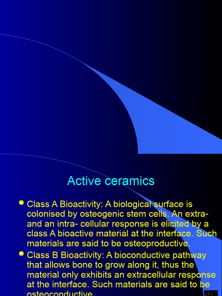 Overview of Hydroxyapatite in Ceramics | PDF | Chemistry | Materials ...
