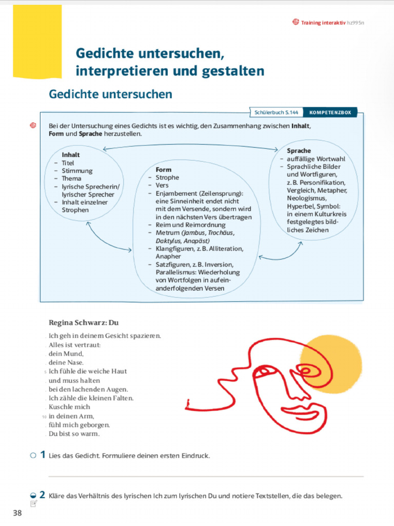 Gedichte Untersuchen 8 | PDF
