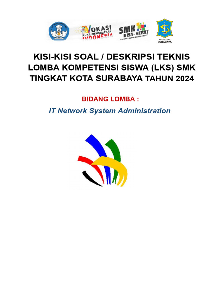 LKS SMK 2024: IT Network Admin | PDF | Komputer