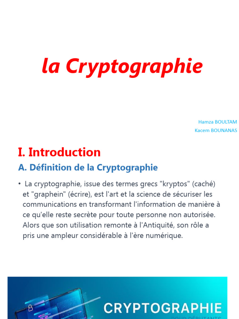 Cryptographie | PDF | Public-key cryptography | Cryptographie