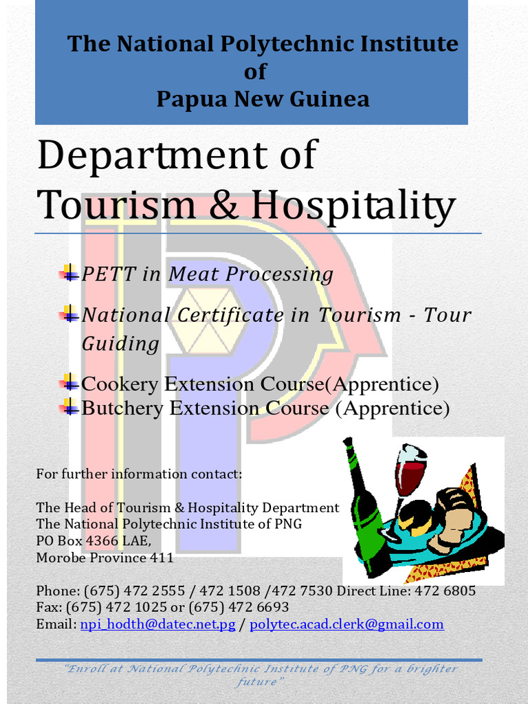 Certificate in Meat Processing & NC Tour Guiding | PDF | Apprenticeship ...