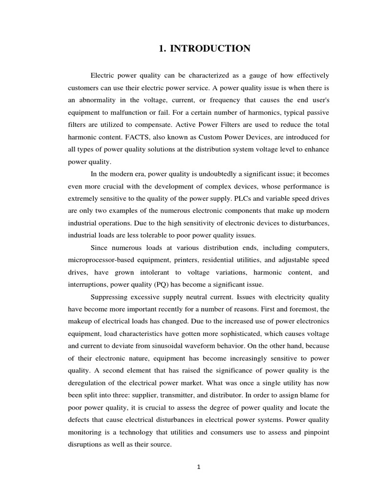 Enhancing Electric Power Quality Solutions | PDF | Power Inverter ...