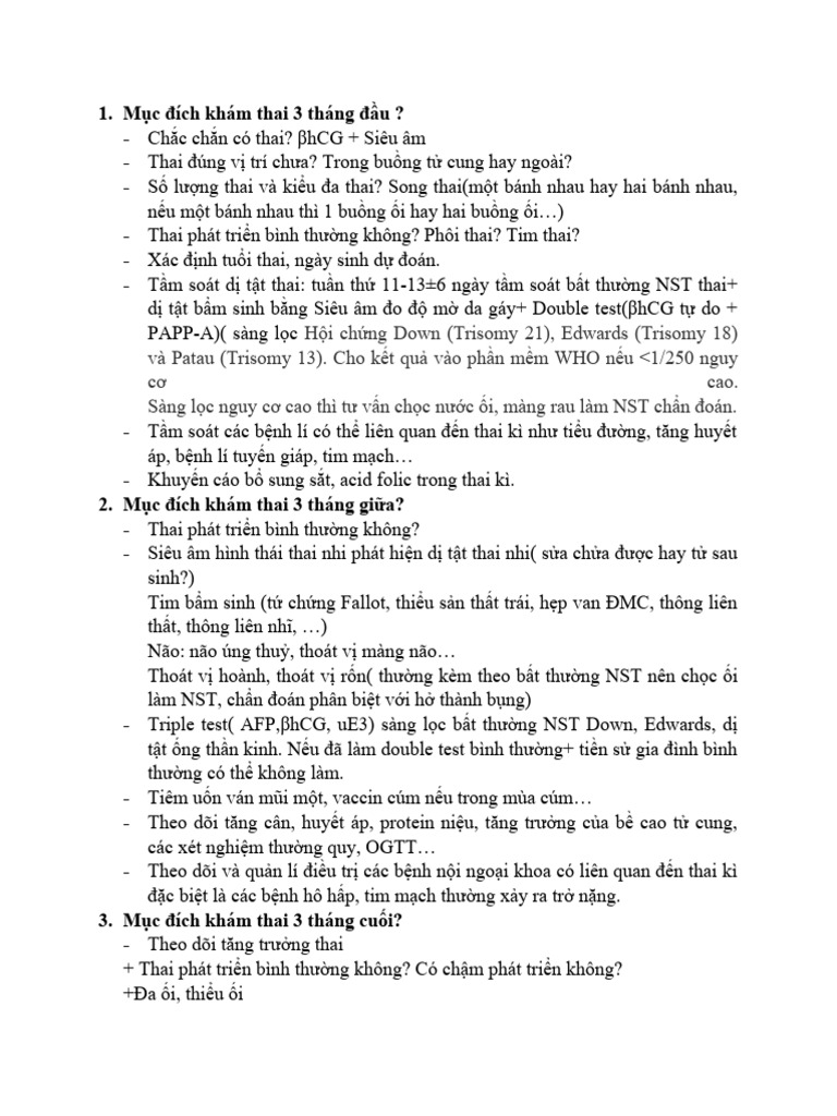 Hội chứng Down (Trisomy 21), Edwards (Trisomy 18) và Patau (Trisomy 13 ...