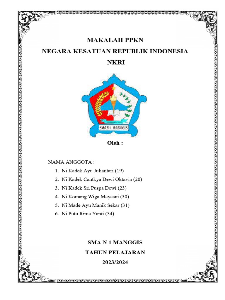 Makalah PPKN Nkri | PDF | Perjalanan