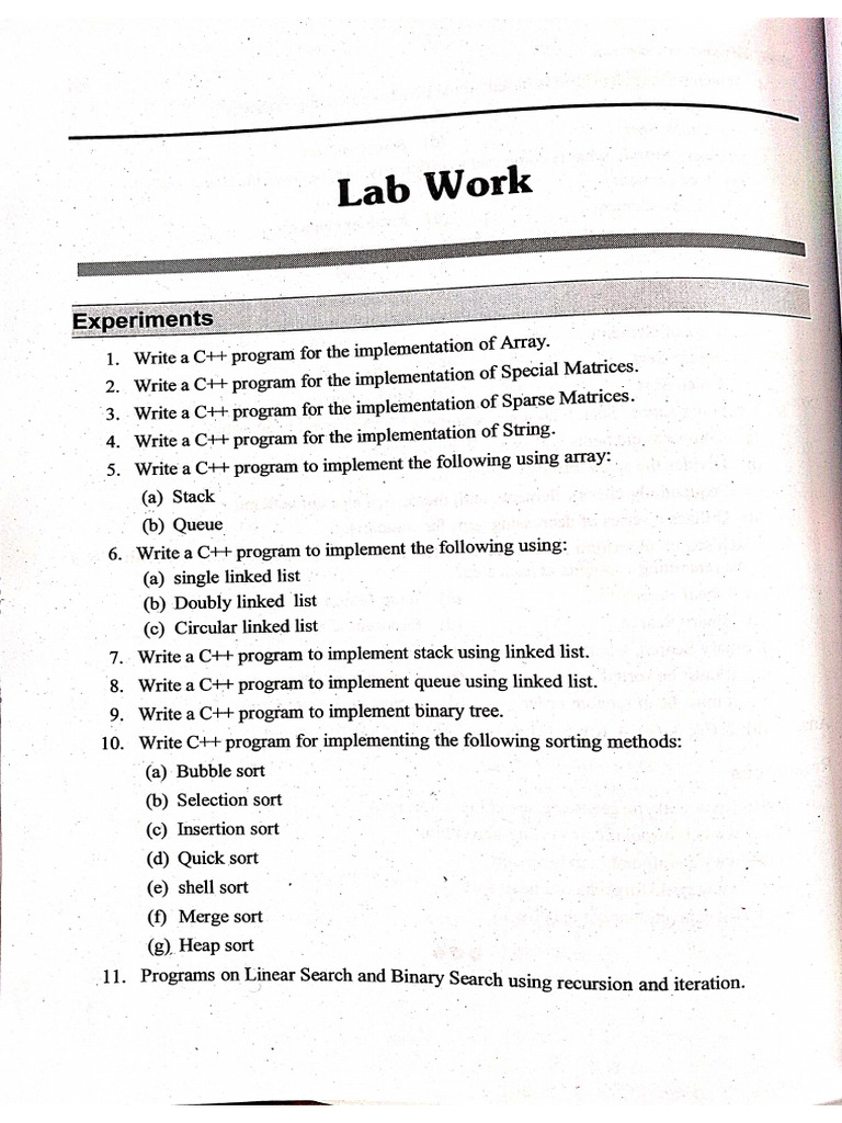 DS Lab Programs | PDF