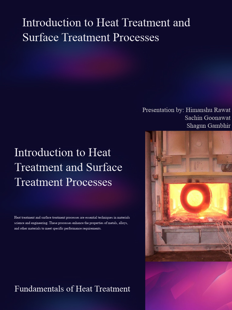 Introduction To Heat Treatment and Surface Treatment Processes | Download Free PDF | Heat ...