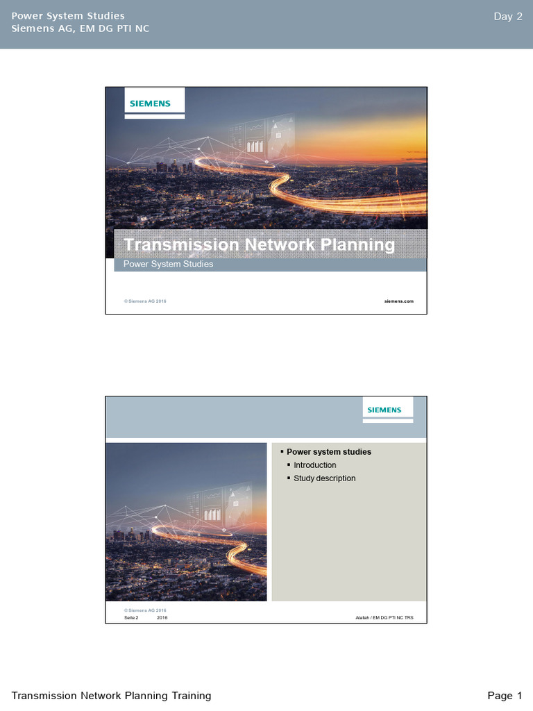 S4 - System Studies | PDF | Electric Power Transmission | Electrical Grid