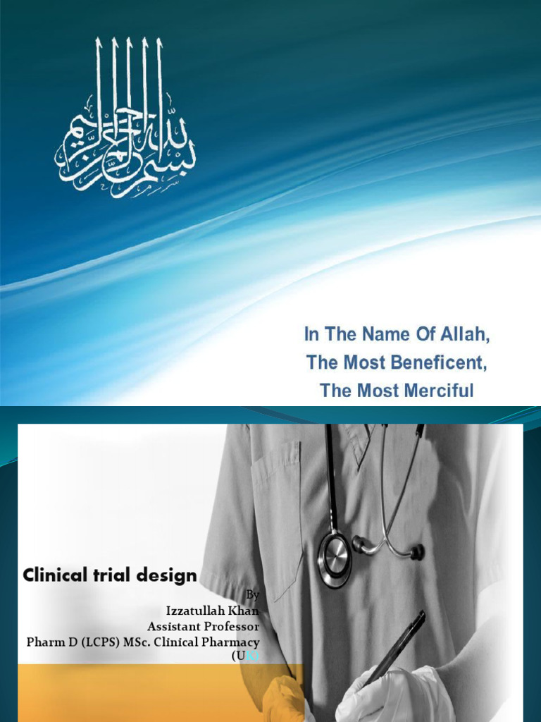 Clinical Trial Design Overview | PDF | Clinical Trial | Therapy