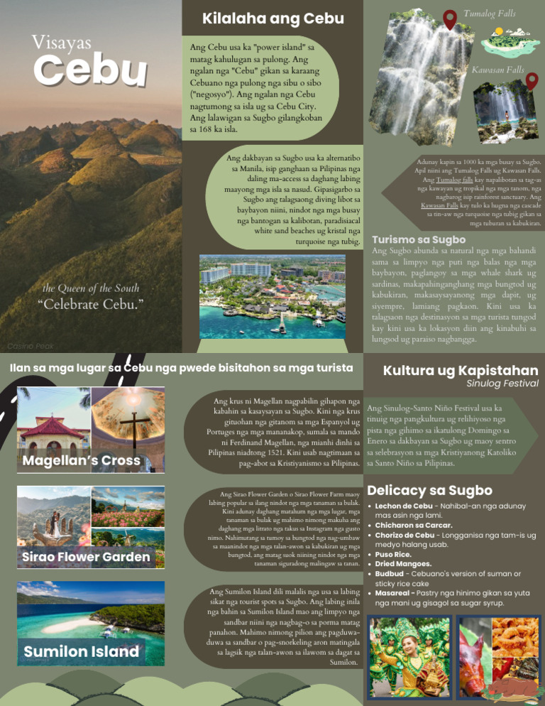 Cebu Travelogue | PDF