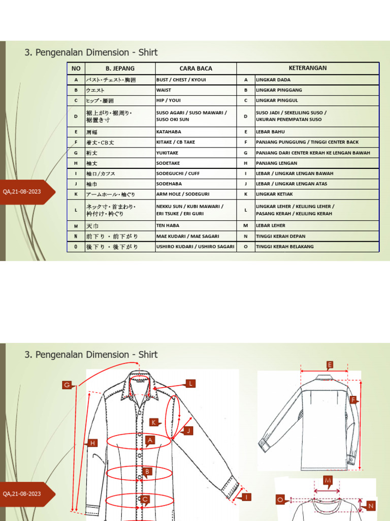 Quality Garment - How To Measure | PDF
