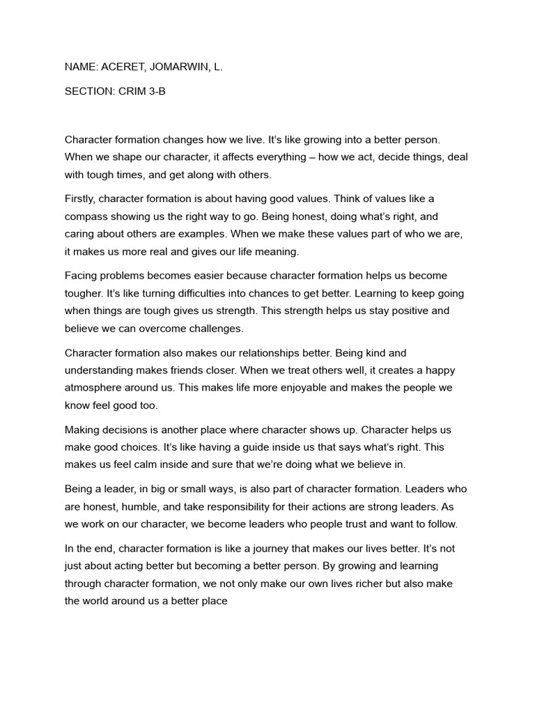 CHARACTER_FORMATION | PDF