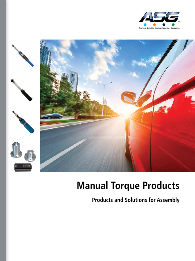 ASG Manual Torque Catalog | PDF | Calibration