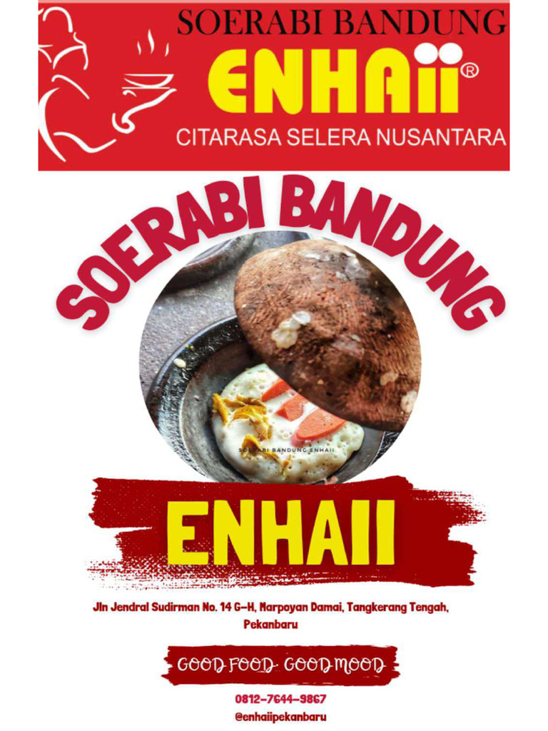 Soerabi Bandung Enhaii's Menu | PDF