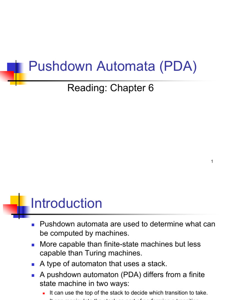 6 Pda | PDF | Models Of Computation | Theory Of Computation