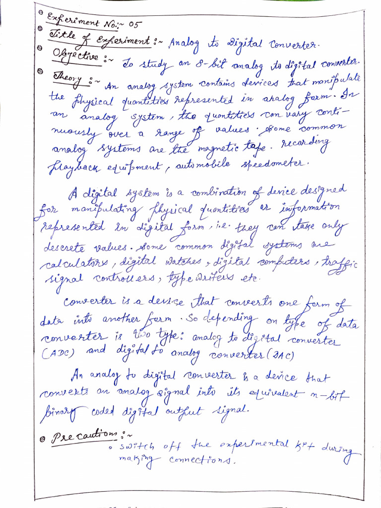Experiment No-05 Digital Electronics | PDF | Computers | Technology & Engineering