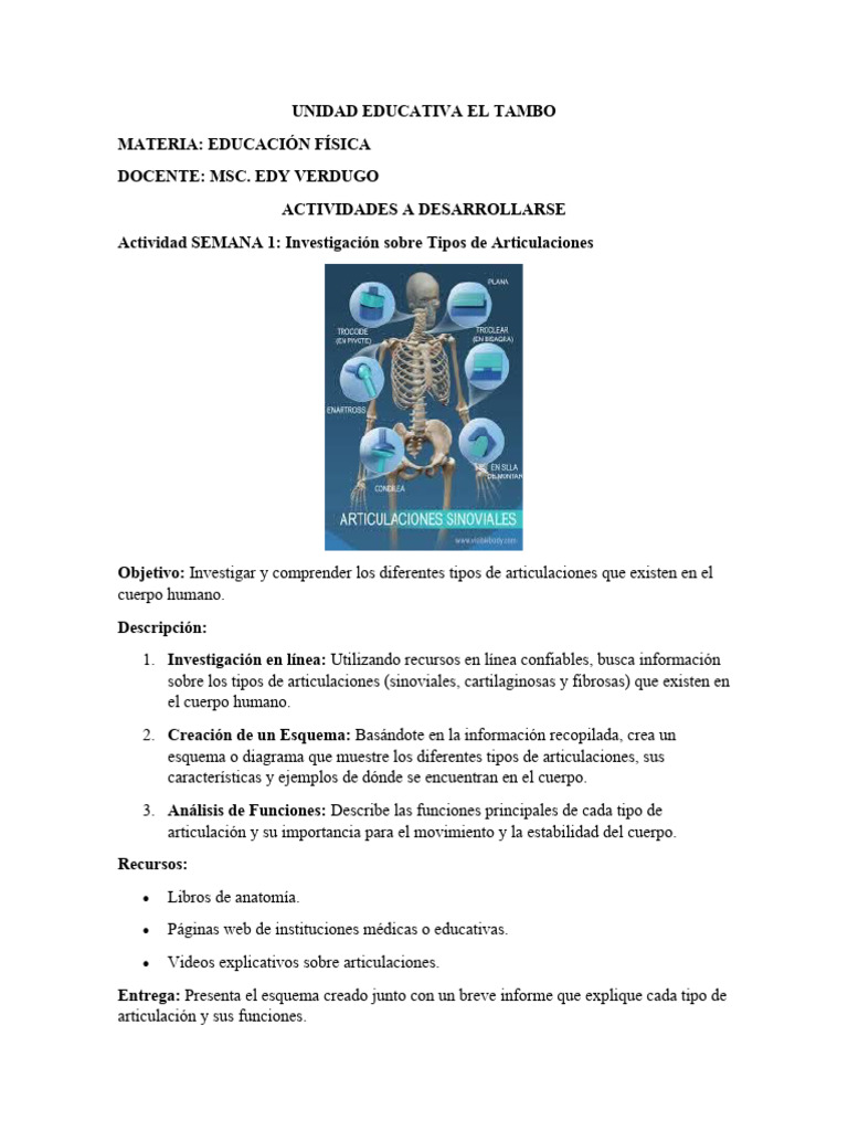 Unidad Educativa El Tambo | PDF