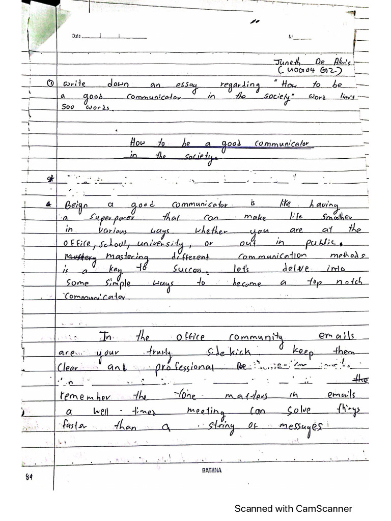 Juneth de Alwis - Essay | PDF