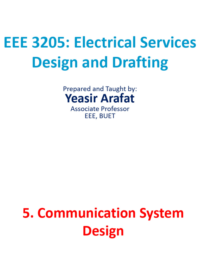 EEE414 Lab 10-11 - Communication & Security System | PDF | Electrical Wiring | Electrical Connector