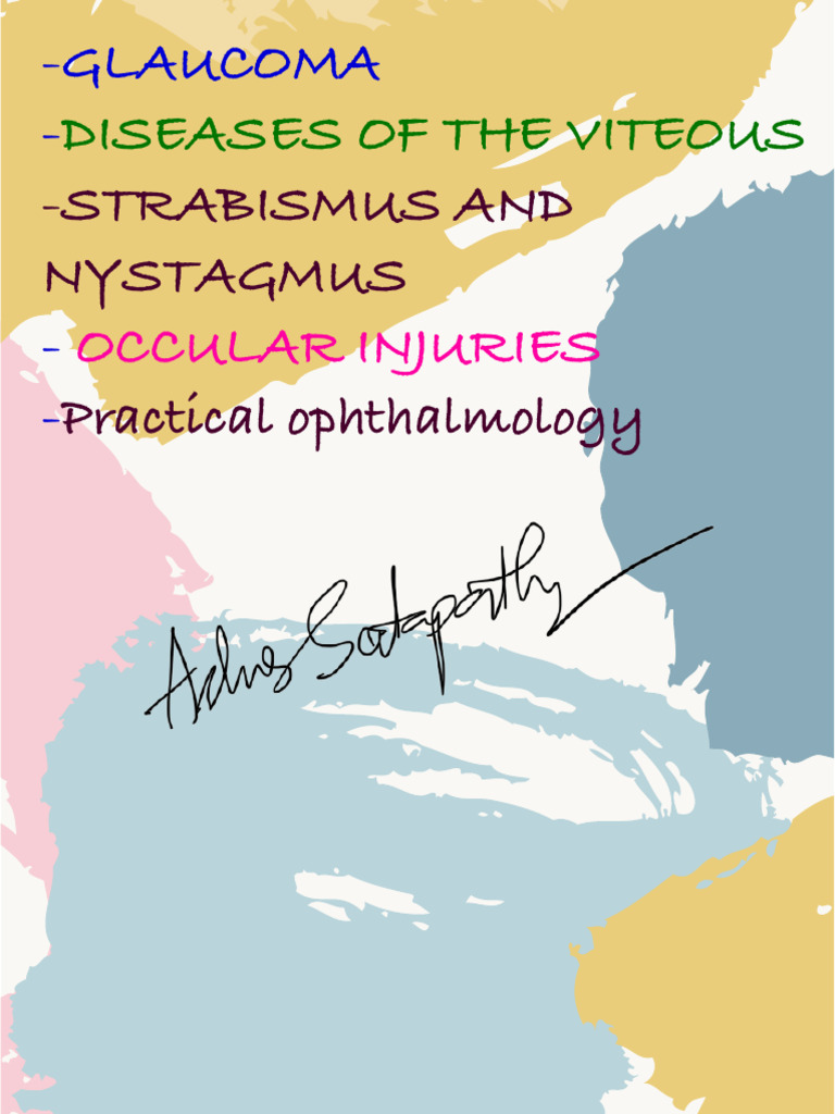 Ophtha previous year questios | PDF | Glaucoma | Visual Acuity