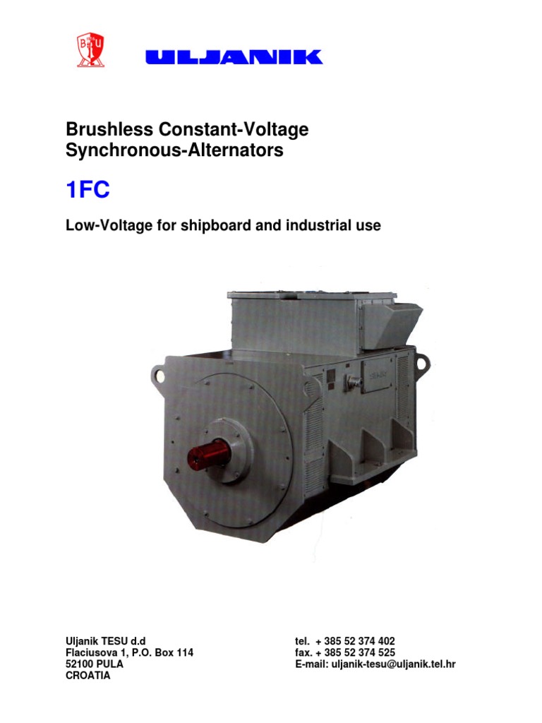 1fc6 5alternators | PDF | Manufactured Goods | Physical Quantities