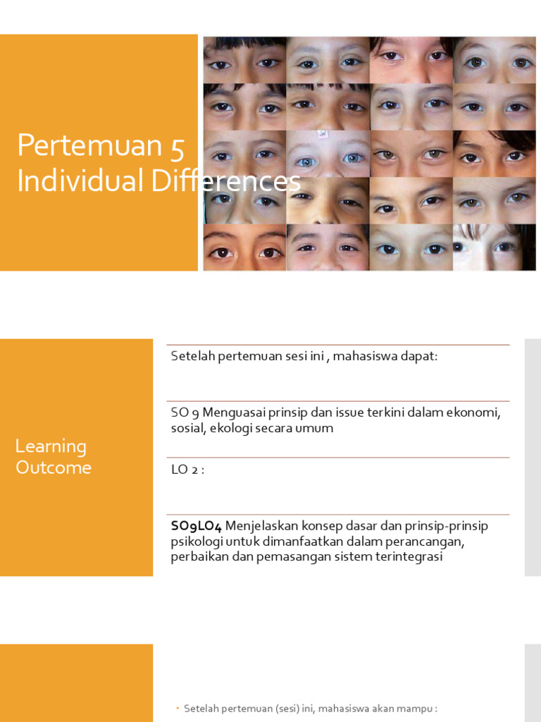 Understanding Individual Differences in Work | PDF | Intelligence ...