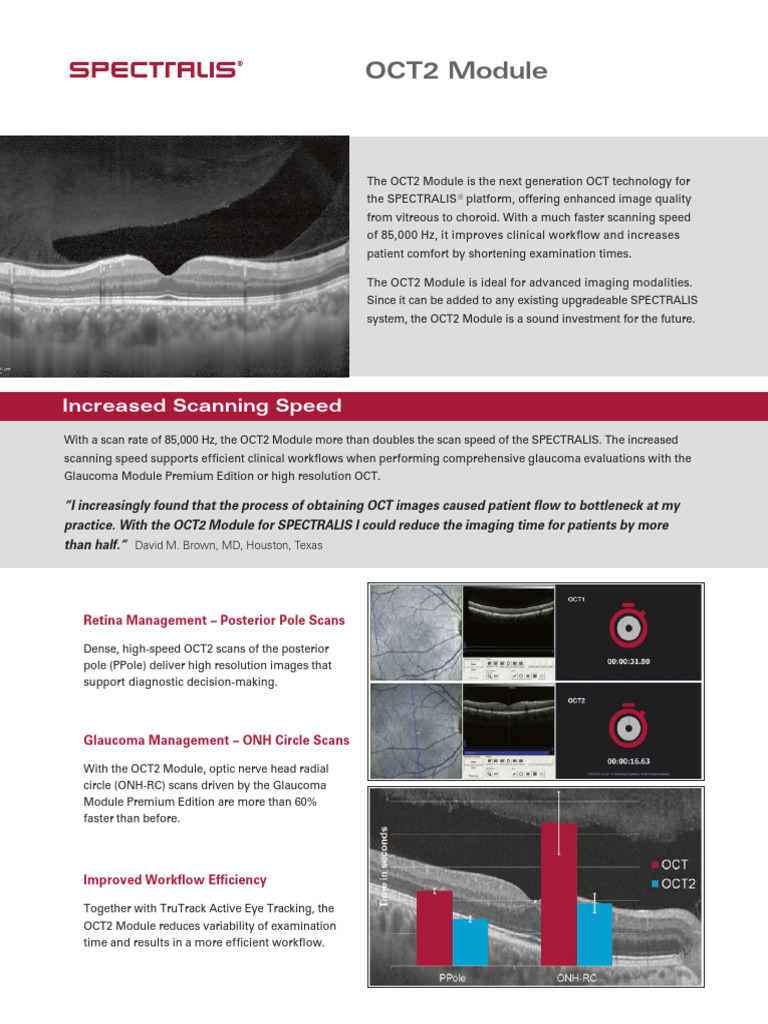 001 - SPECTRALIS Brochure OCT2 Insert - US | PDF | Retina | Glaucoma