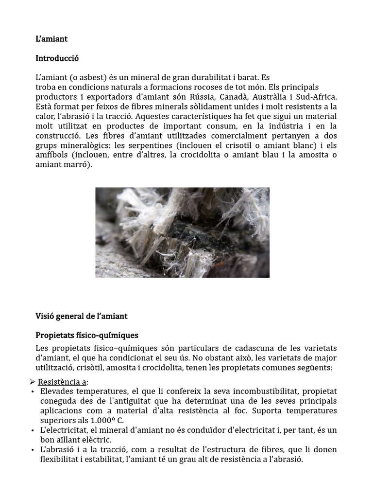 Amiant | PDF