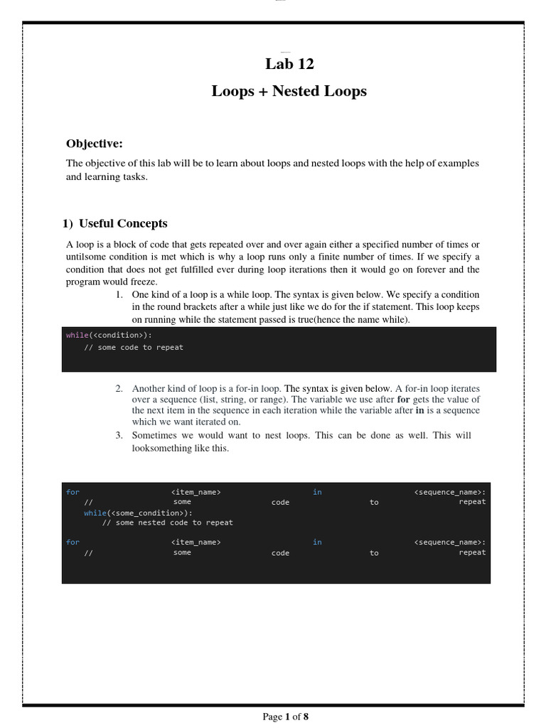 Ict Lab 12, Eee-018 | PDF | Control Flow | Mathematical Logic